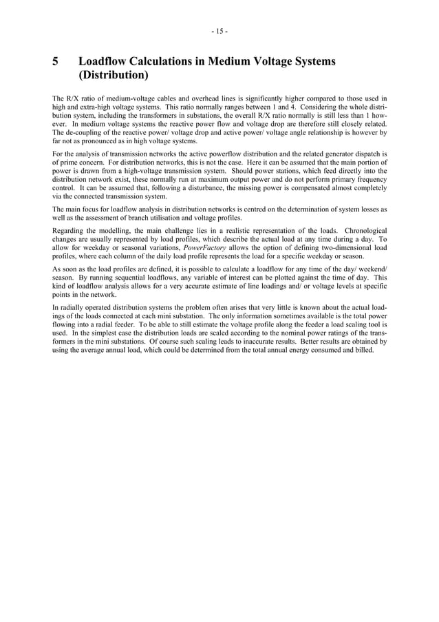 DigSILENT PF - 04 (es) loadflow theory | PDF