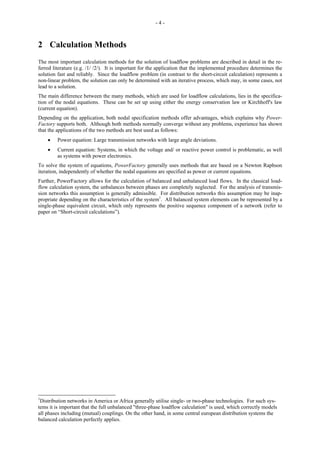 DigSILENT PF - 04 (es) loadflow theory | PDF