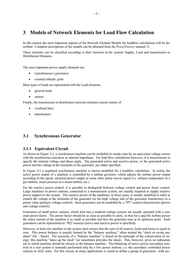 DigSILENT PF - 04 (es) loadflow theory | PDF