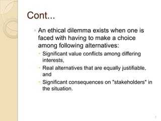 04 ethical decision making | PPTX