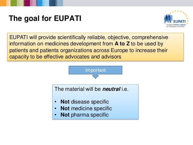 EUPATI patient expert training course and its relevance for patient i…