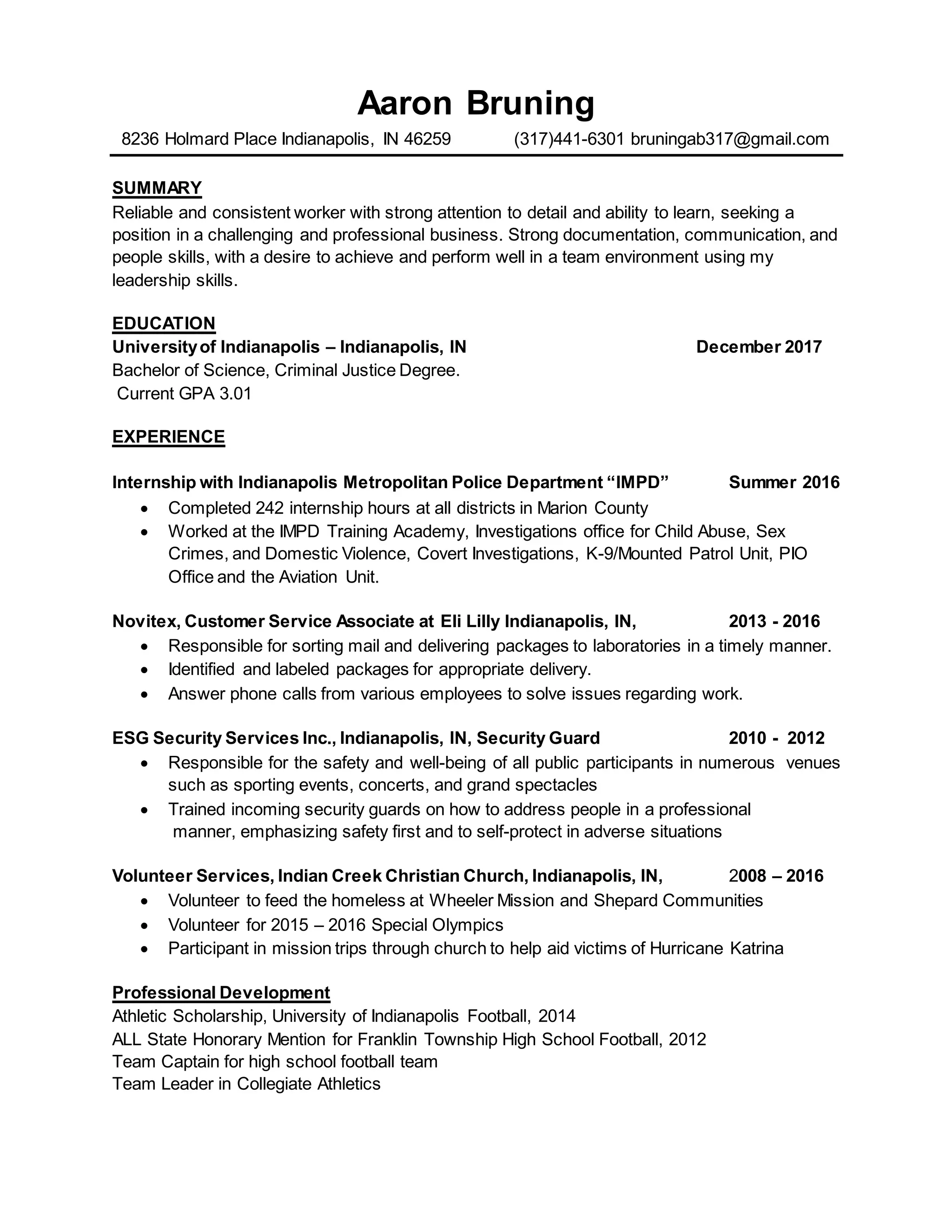Aaron Bruning RESUME final copy | DOCX