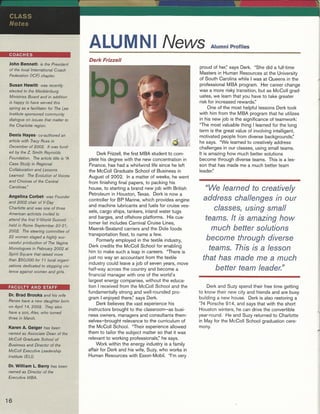 Queens University MBA Alumni profile | PDF