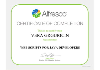 Alfresco Web Scipts for Java Developers | PPT