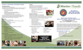 Marine and Family Programs Trifold | PDF | Daycare and Pre-School ...