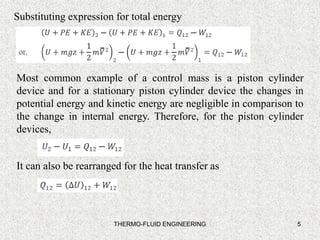 first law of thermodynamics | PPTX