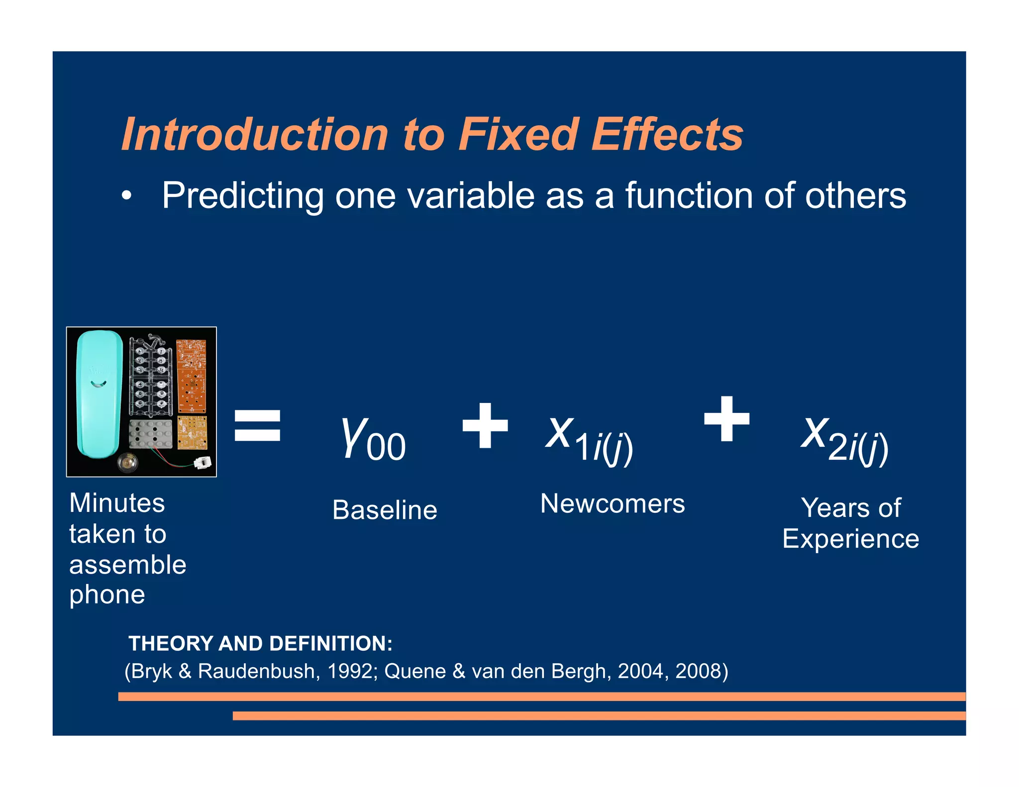 Mixed Effects Models - Fixed Effects | PDF