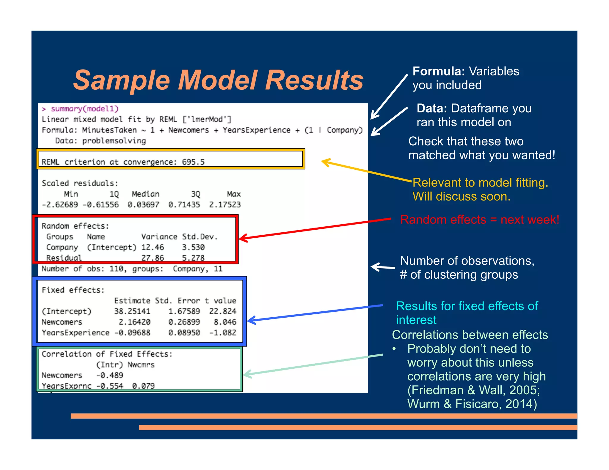 Mixed Effects Models - Fixed Effects | PDF