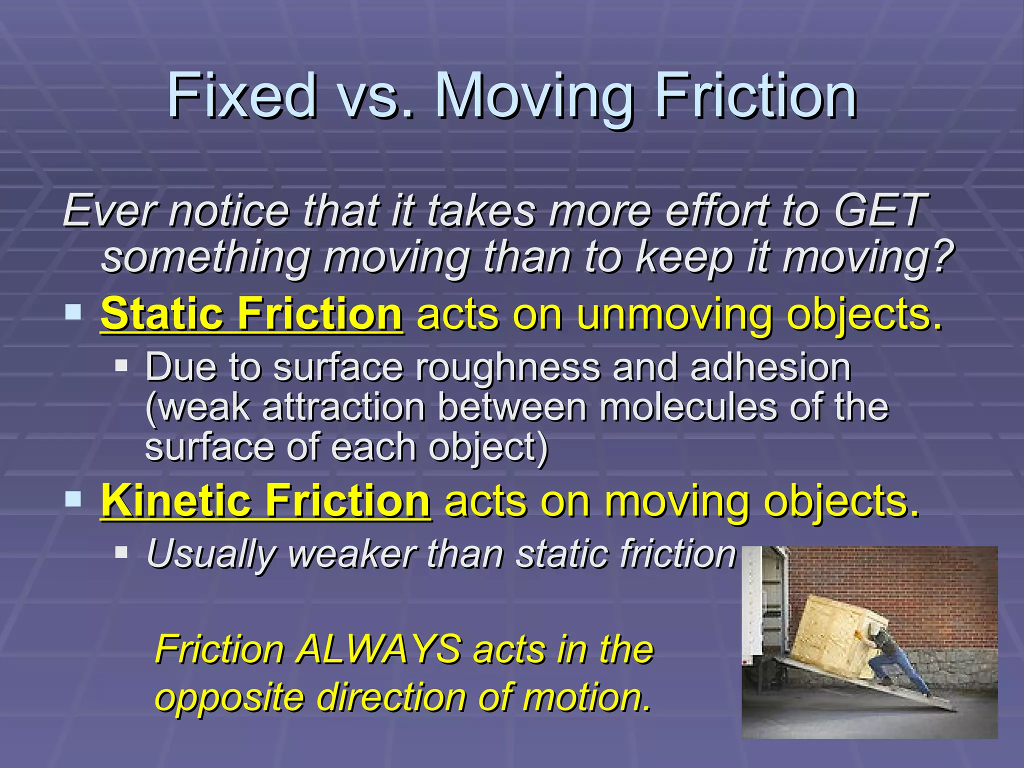 Force & Newton's First Law | PPT