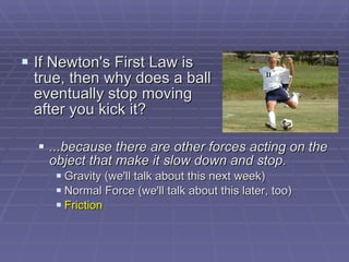 Force & Newton's First Law | PPT
