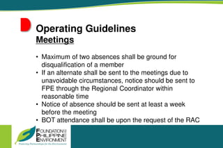 1st LRU RAC Partners Meeting: RAC Orientation | PPT