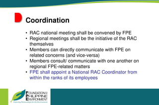 1st LRU RAC Partners Meeting: RAC Orientation | PPT