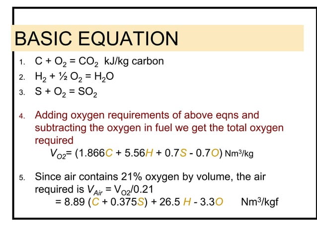 04 fuels & combustion calculation09 | PPT