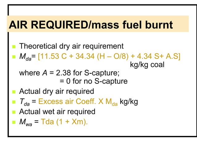 04 fuels & combustion calculation09 | PPT