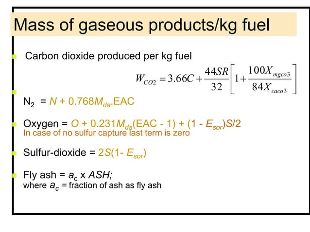 04 fuels & combustion calculation09 | PPT