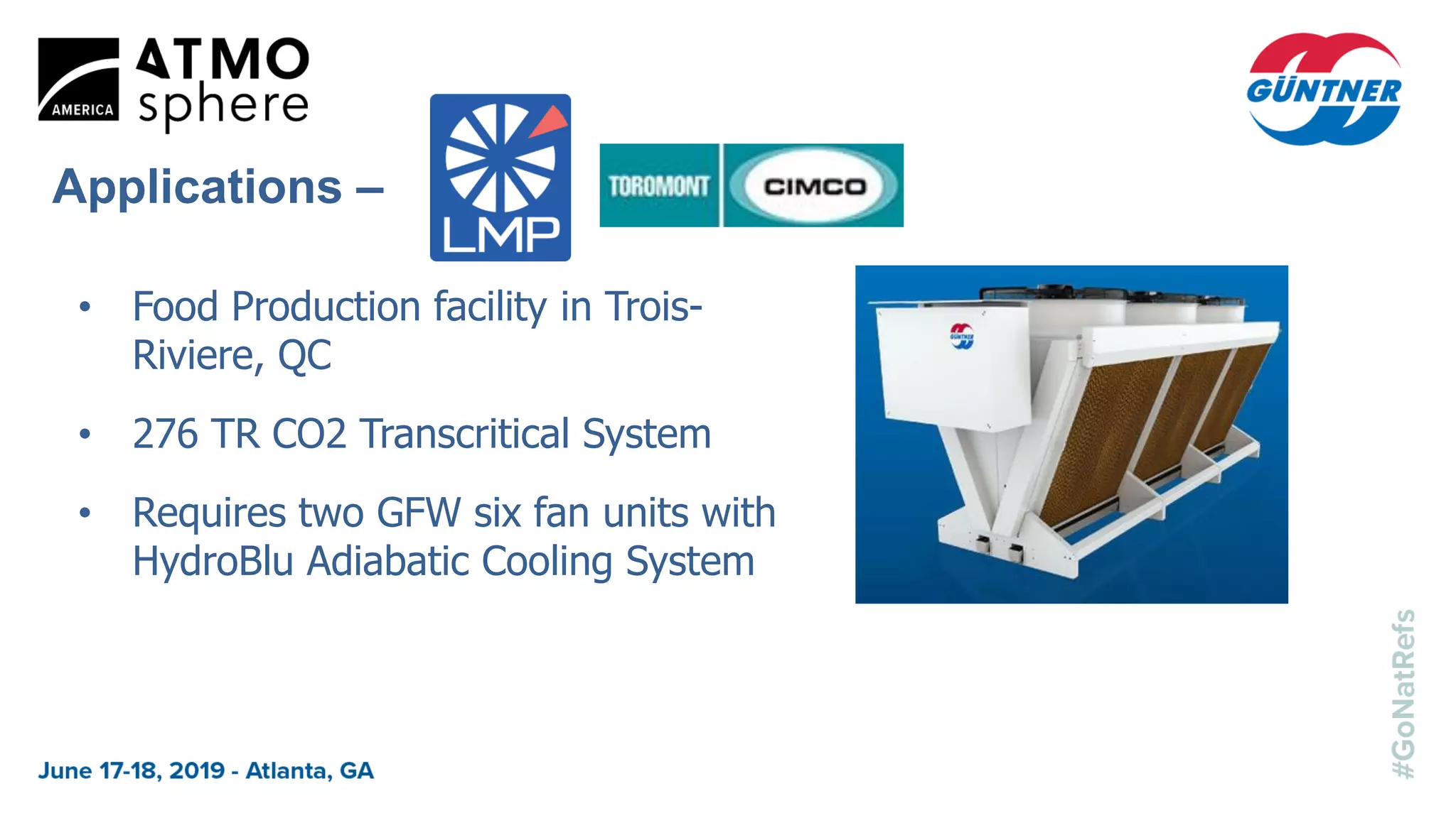 Application of adiabactic gas coolers for refrigerated warehouse ...