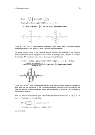 04 gaussian derivatives | PDF | Physics | Science