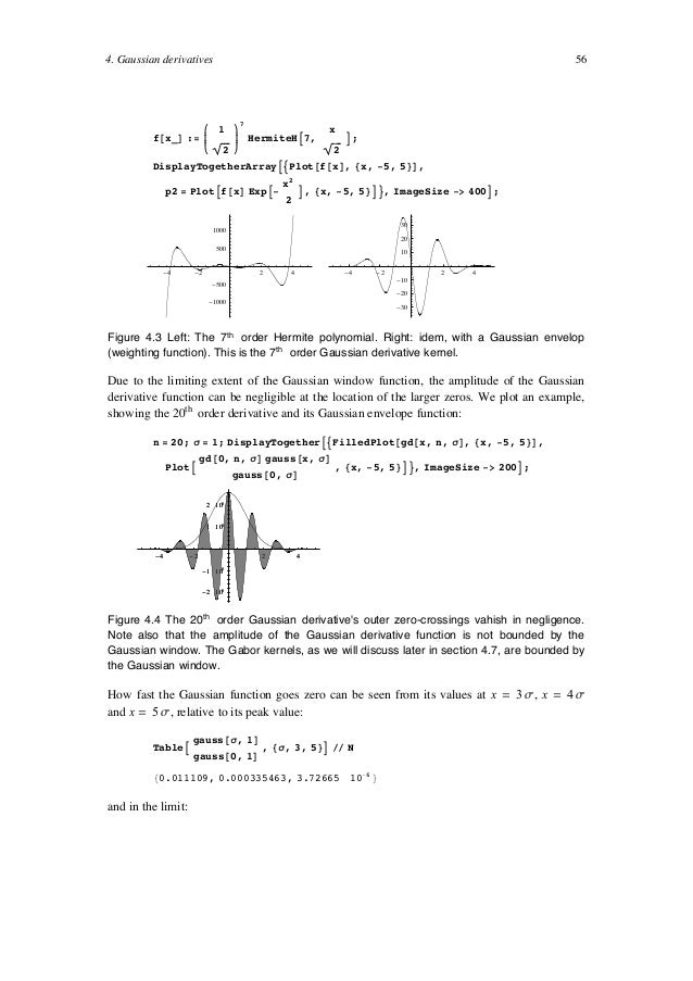 04 gaussian derivatives