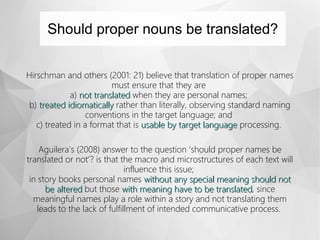 General Translation #2 Proper names | PDF