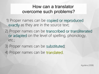 General Translation #2 Proper names | PDF
