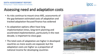 Adaptation finance: needs, enablers and losses and damages | PPT
