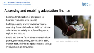 Adaptation finance: needs, enablers and losses and damages | PPT