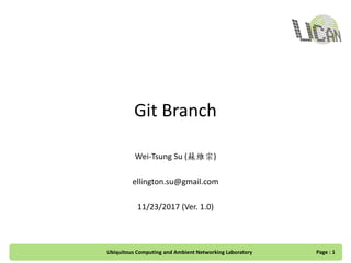 Git Branch | PPTX | Operating Systems | Computer Software and Applications