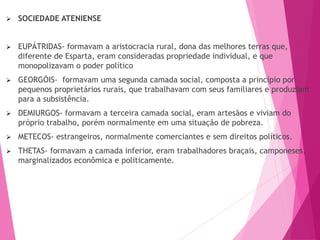 Grécia antiga completa com todo o conteudo dos cinco periodos | PPTX