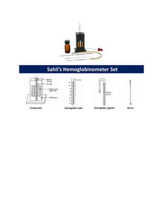 haemoglobinometer.pdf emoglobin is converted to acid hematin by the ...
