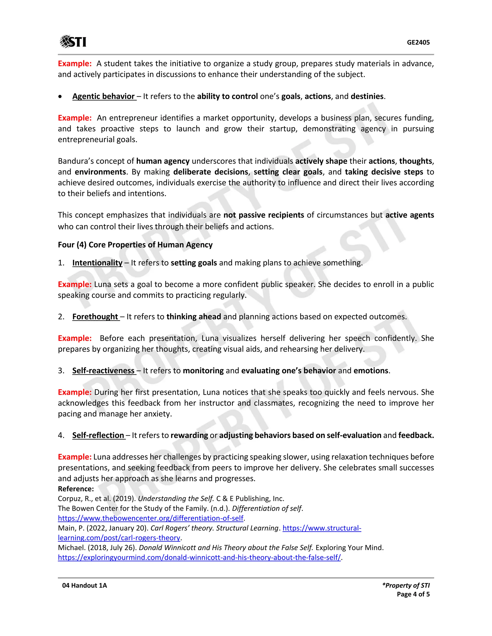 Quiz Number 2 in Understanding the Self | PDF