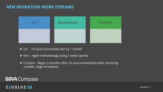 Evolve18 | Harold Williams | The BBVA Compass Migration Journey to AEM ...