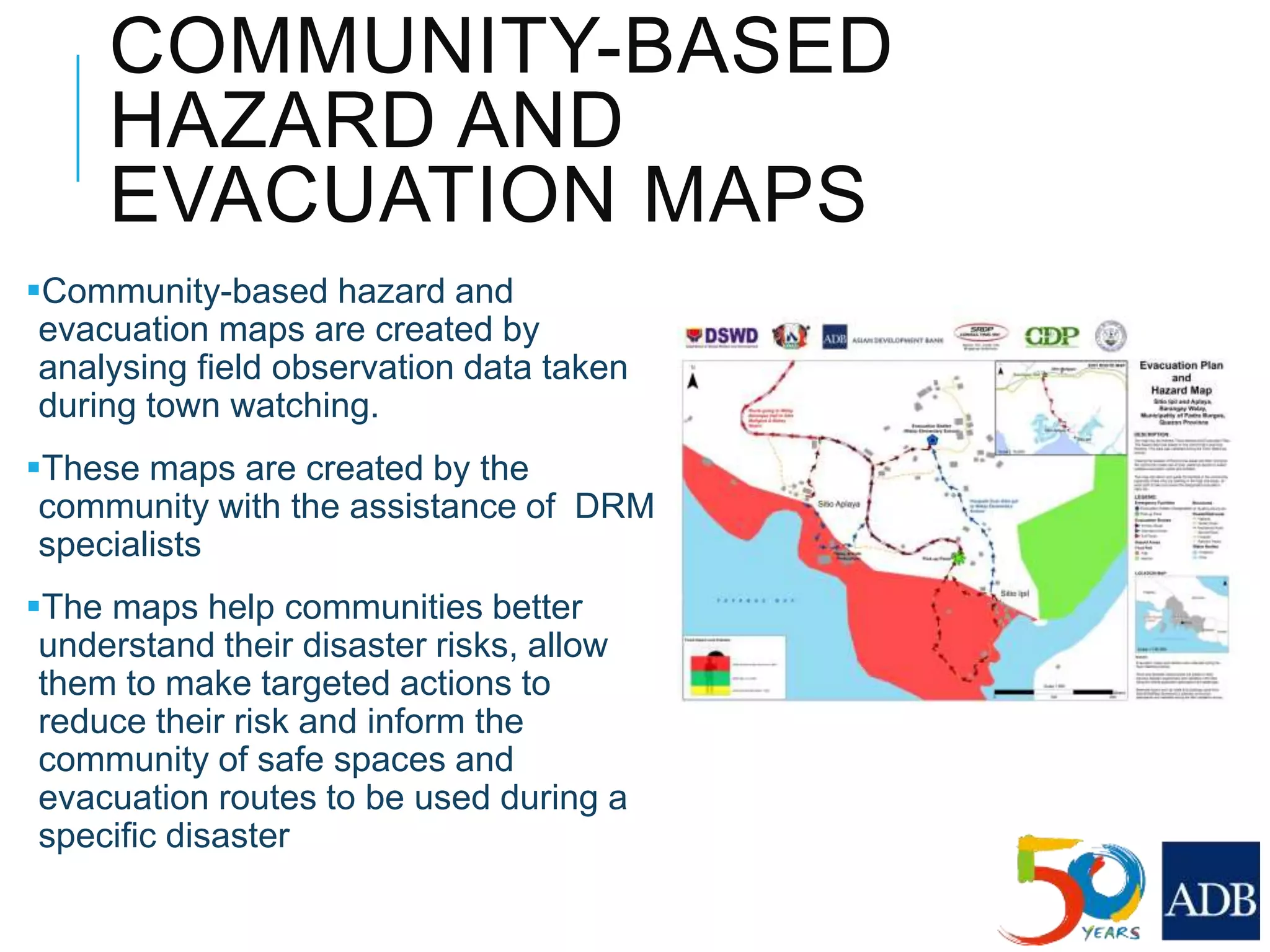 Lesson 4. Community Based Hazard and Evacuation Mapping | PPTX