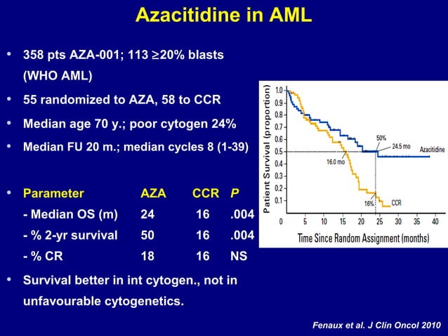 Elderly AML by Mohamad Mohty | PPT | Blood Disorders | Diseases and ...