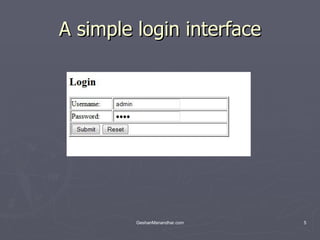 04 Html Form Get Post Login System | PPT