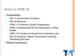 IFRS 15/ Ind AS 115 | PPTX