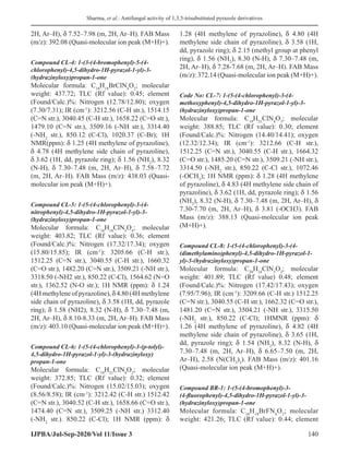 Synthesis, Characterization, and Antifungal Evaluation of Some New 1,3,5-Trisubstituted Pyrazole ...