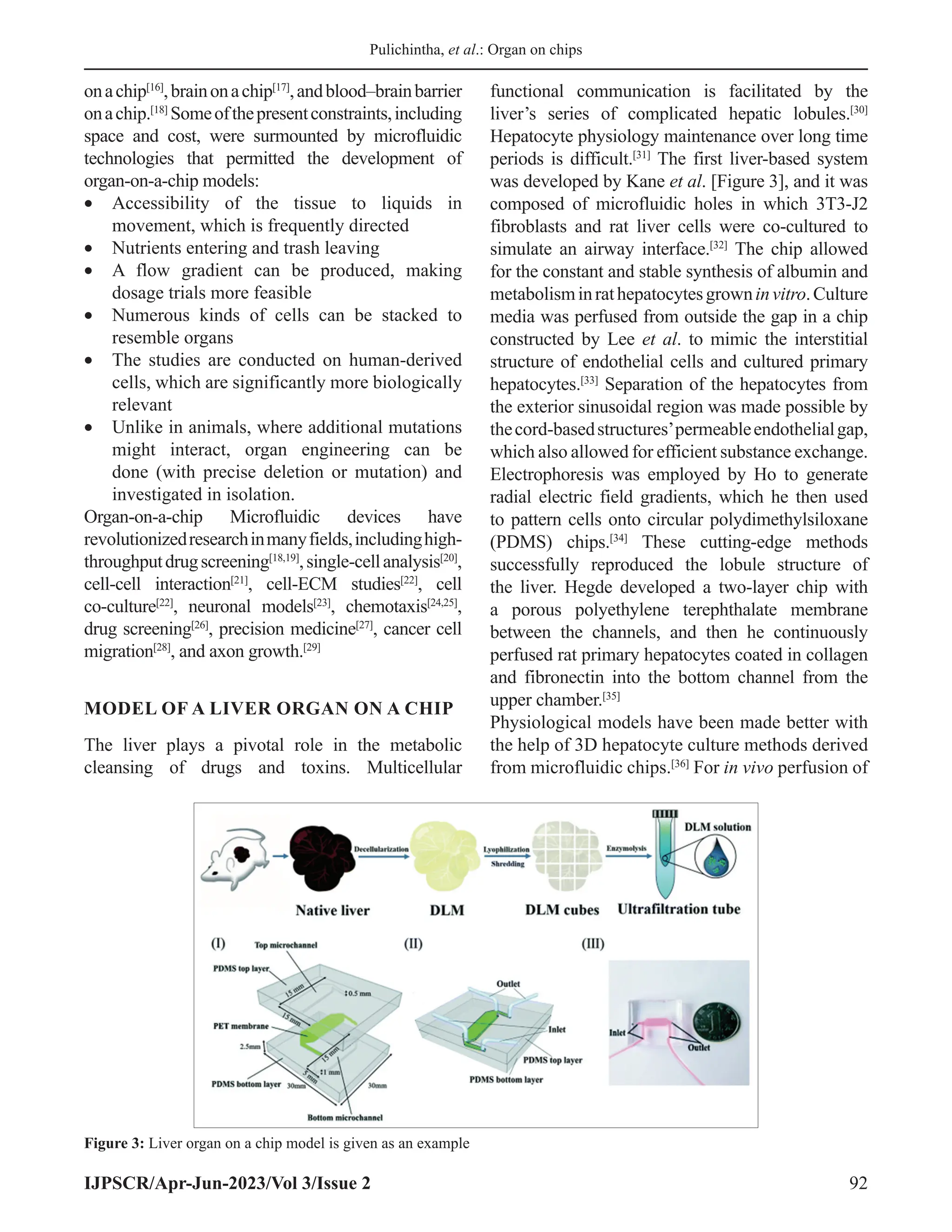 Organ on Chips: A New Paradigm for Alternative Animal Model in Drug ...