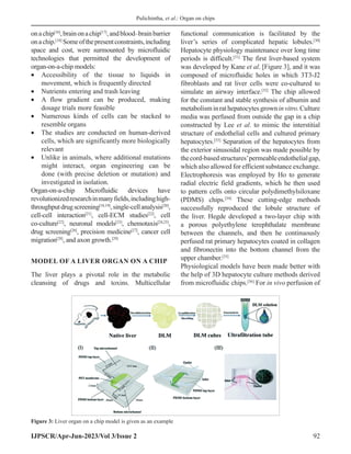 Organ on Chips: A New Paradigm for Alternative Animal Model in Drug ...