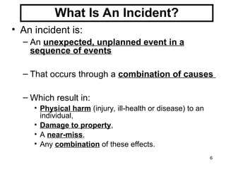 Incident Prevention . | PPT
