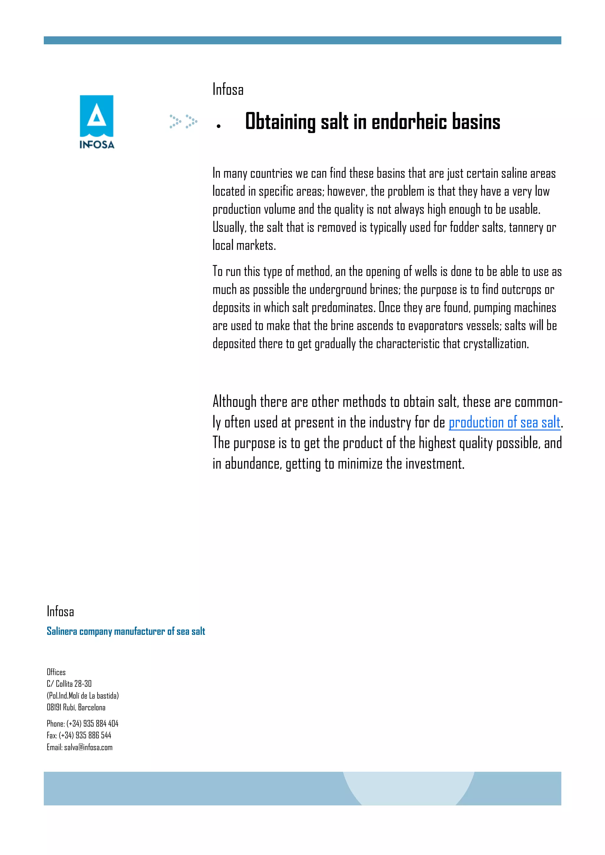 Production of Sea Salt | PDF