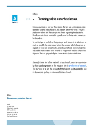 Production of Sea Salt | PDF