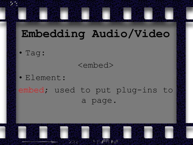 Inserting Images and Embedding Tags | PPT