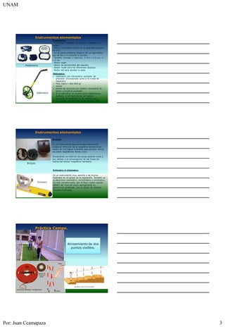 04 instrumentos de topografia | PDF