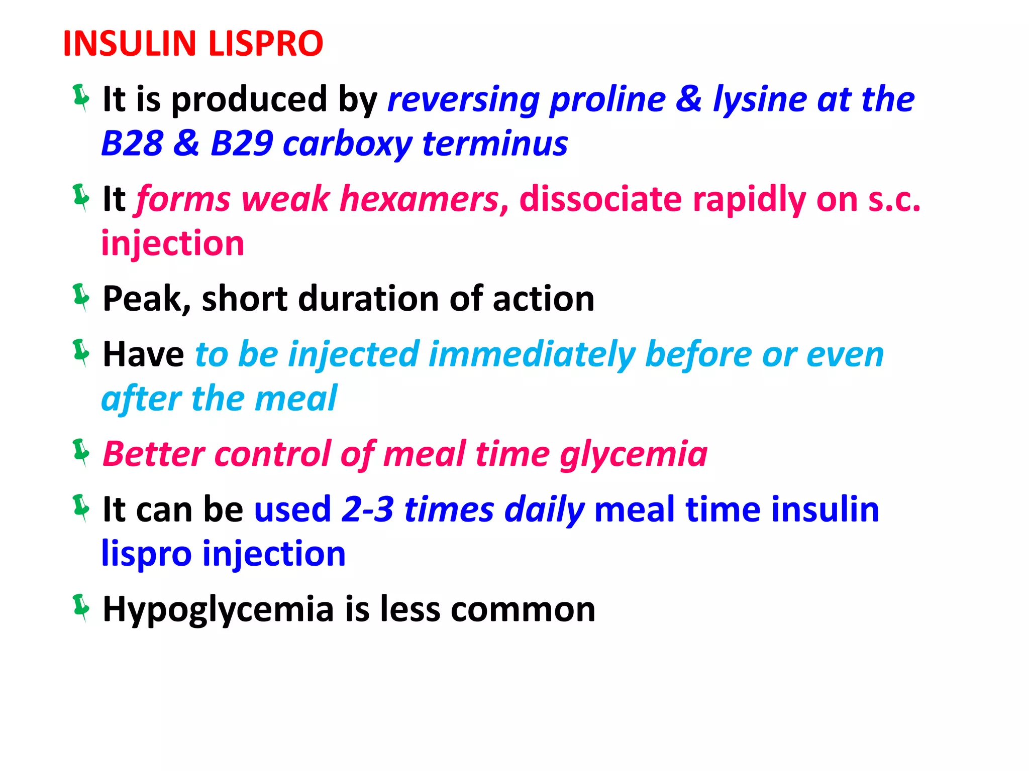 INSULIN & ITS PREPARATIONS | PPT