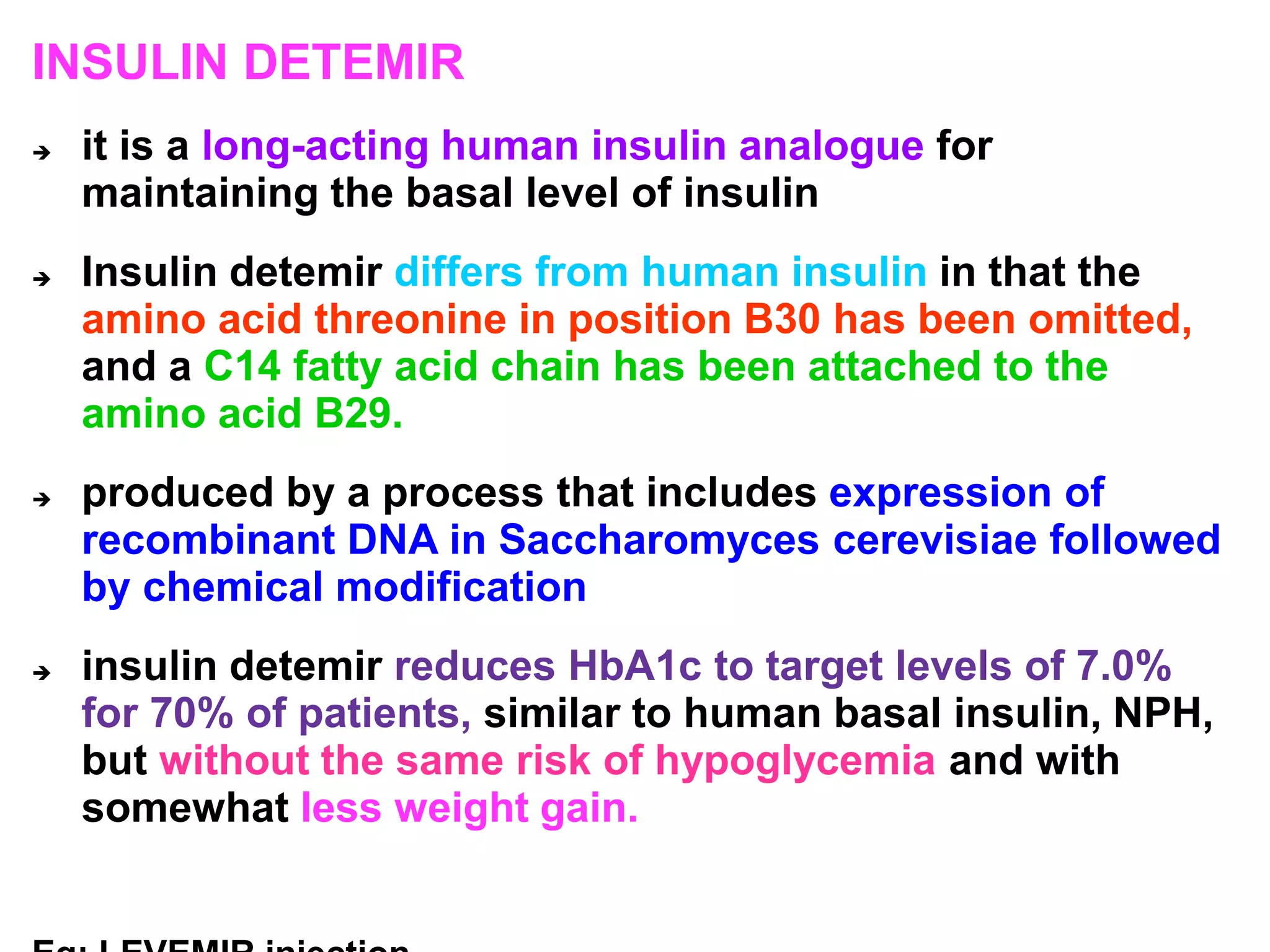 INSULIN & ITS PREPARATIONS | PPT