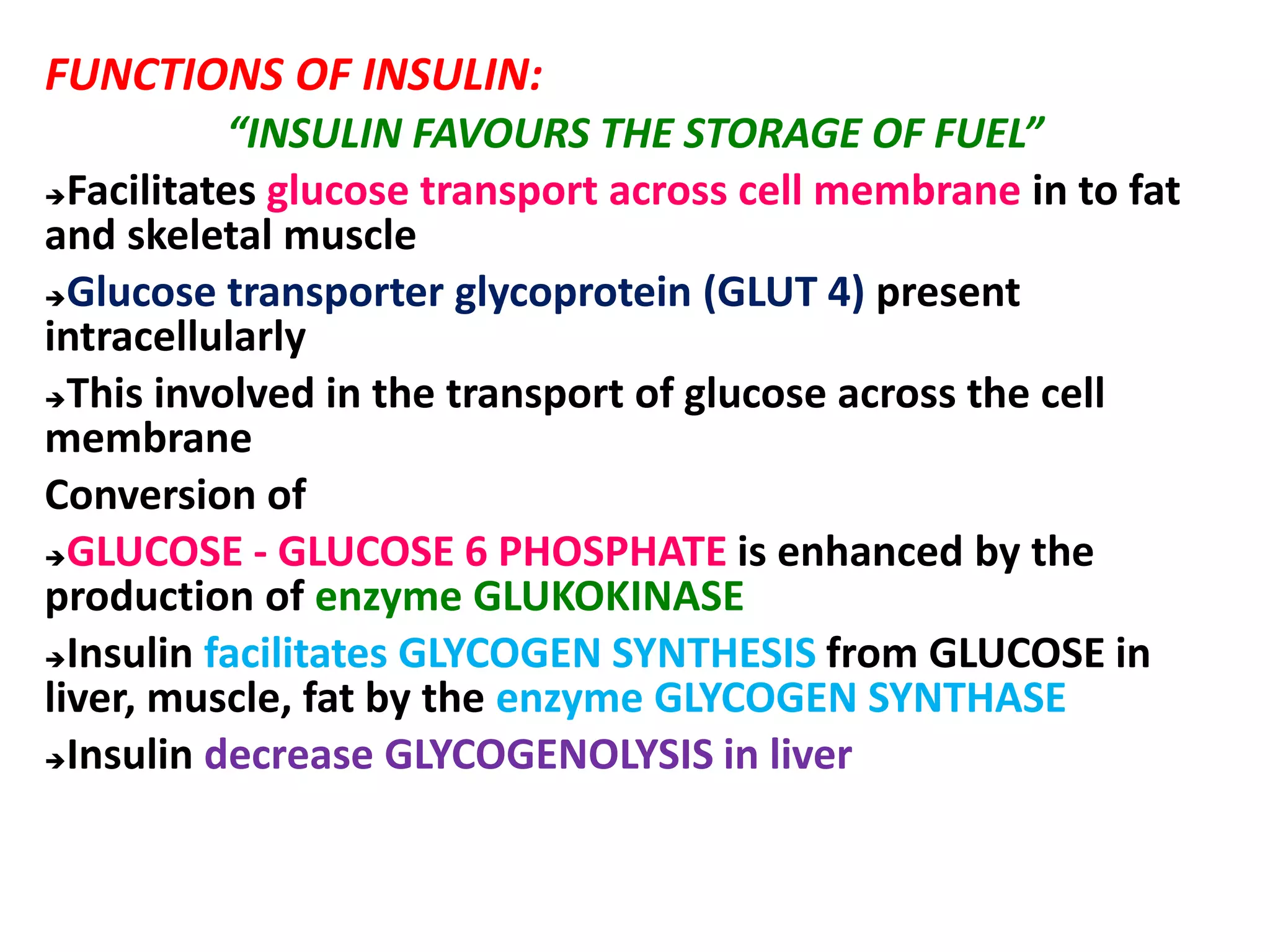 INSULIN & ITS PREPARATIONS | PPT