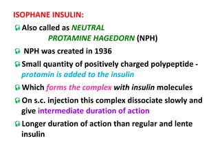 INSULIN & ITS PREPARATIONS | PPT