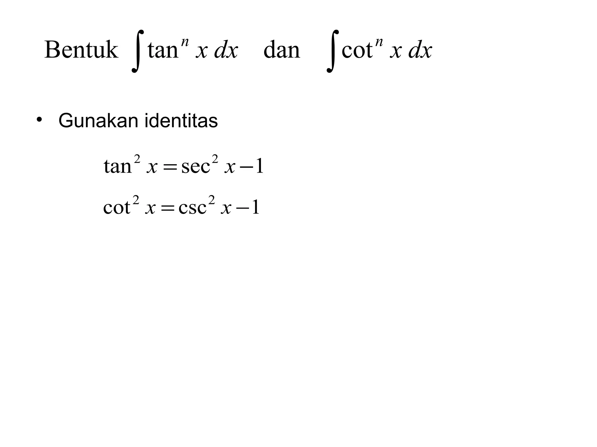 04 integral trigonometri | PPT