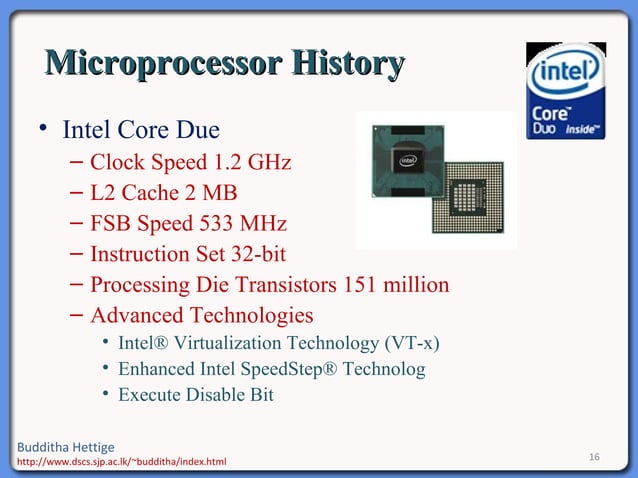 Computer System Architecture Lecture Note 4: intel microprocessors | PPT