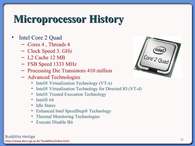 Computer System Architecture Lecture Note 4: intel microprocessors | PPT